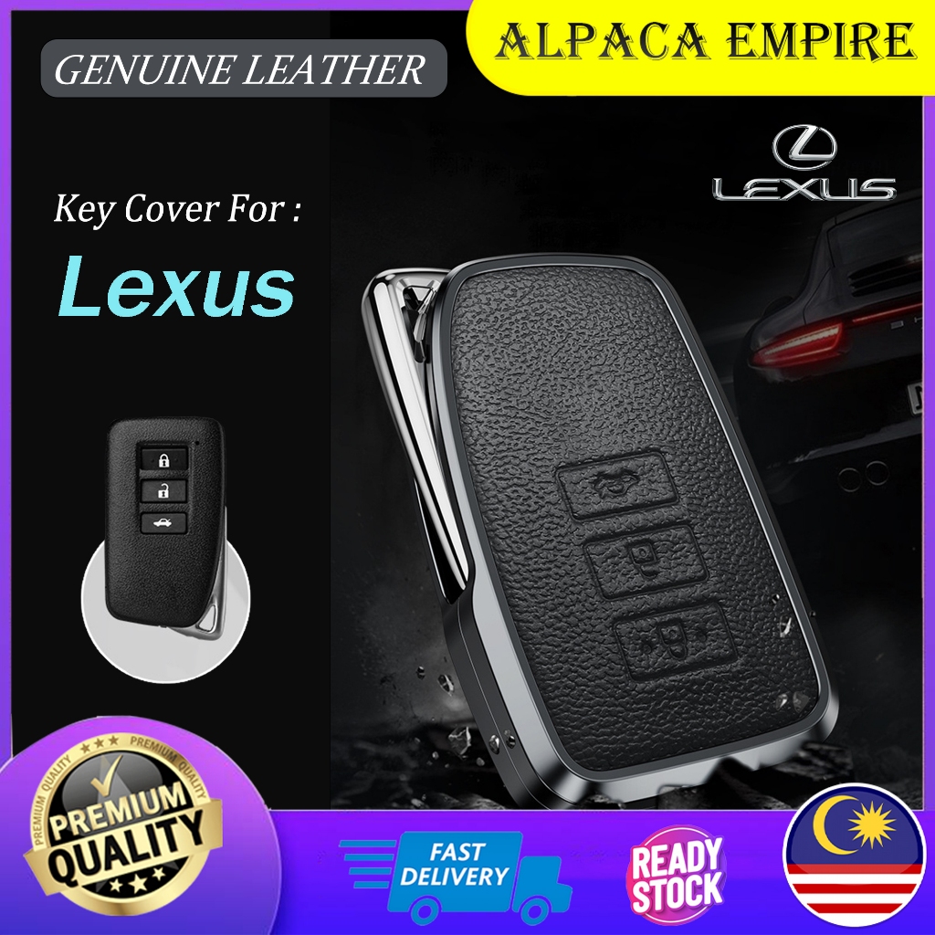 Kunci Kereta Lexus Premium Key Cover Aluminium Alloy Genuine Leather ...