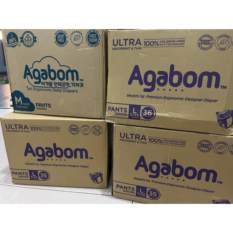 AGABOM PANTS 1 BOX 4 packs | Shopee Malaysia
