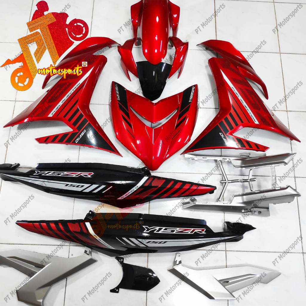 Yamaha Y15ZR Y15 V1 V2 Cover Batman Hitam Merah Biru Blue Grey Purple ...