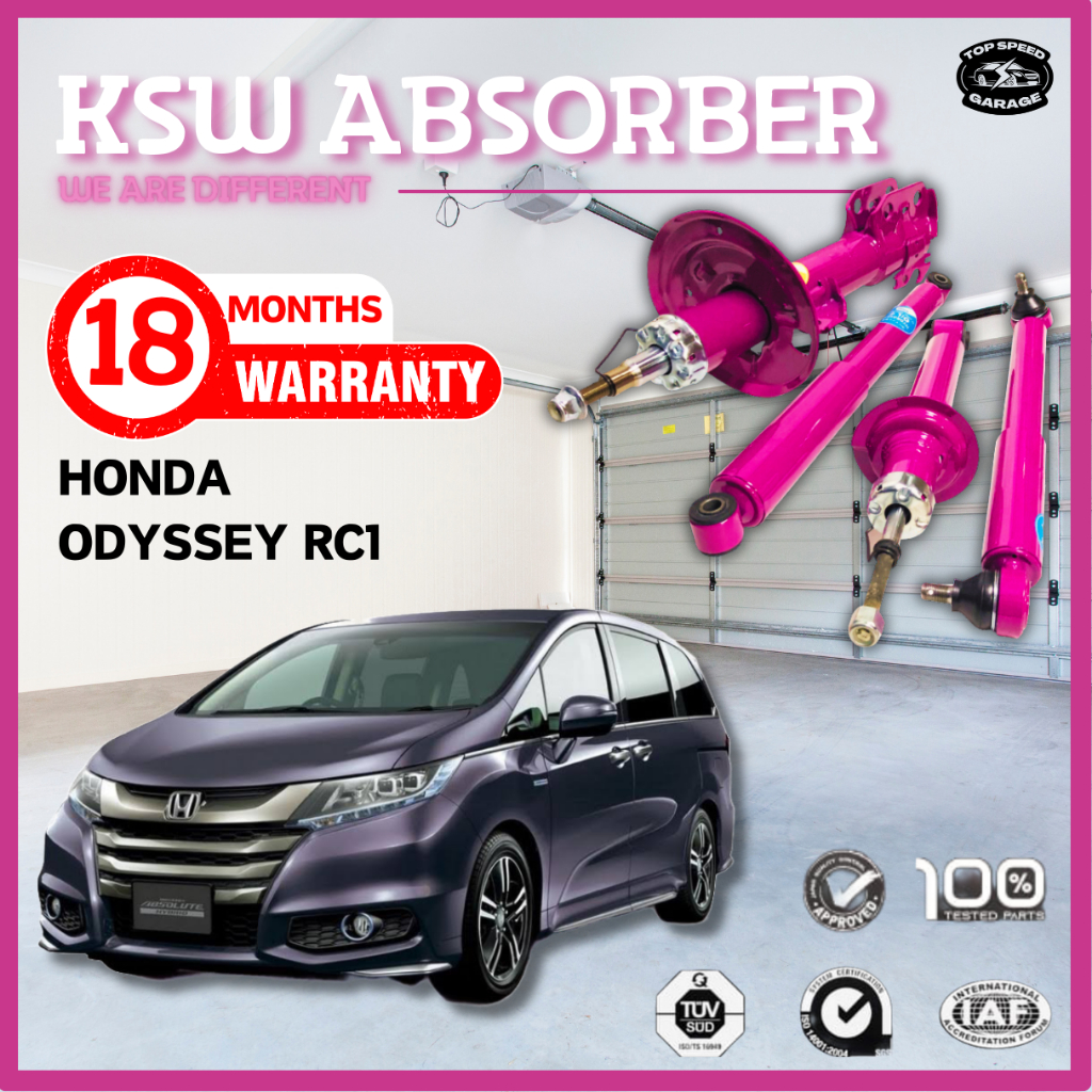 HONDA ODYSSEY RC1 - KSW (GAS) Shock Absorber Depan / Belakang (18Months Warranty) | Shopee Malaysia