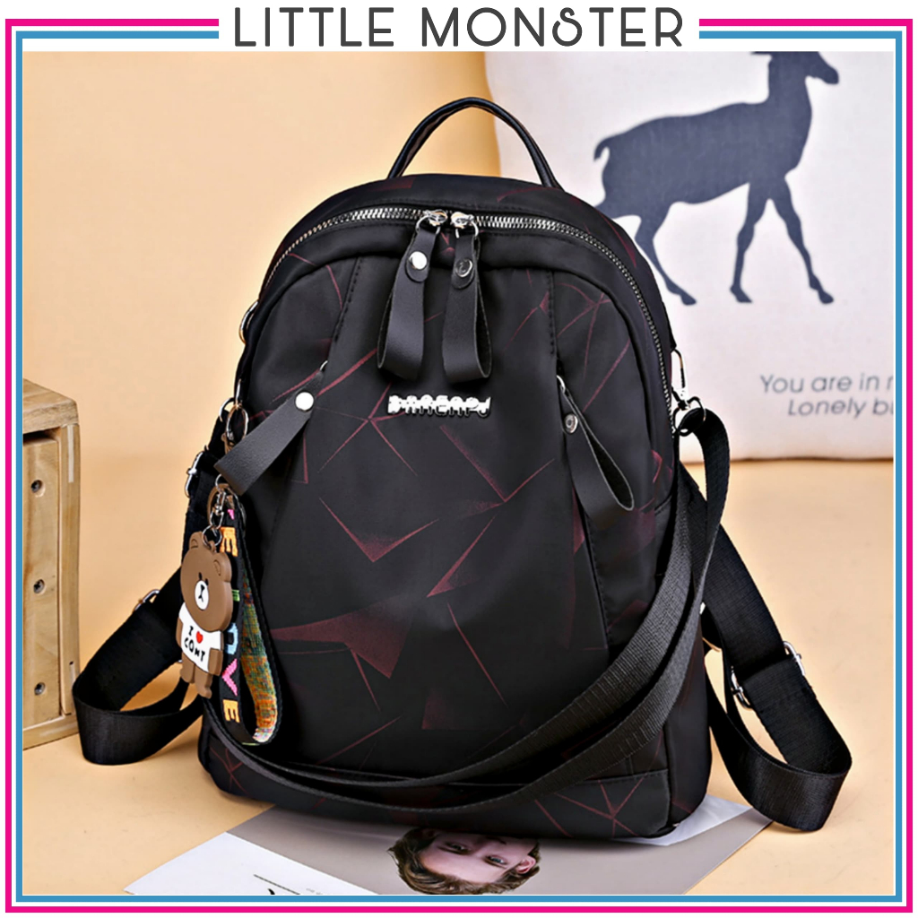 Premium Leather Woman Backpack Wanita Beg Galas Perempuan Bag Belakang ...