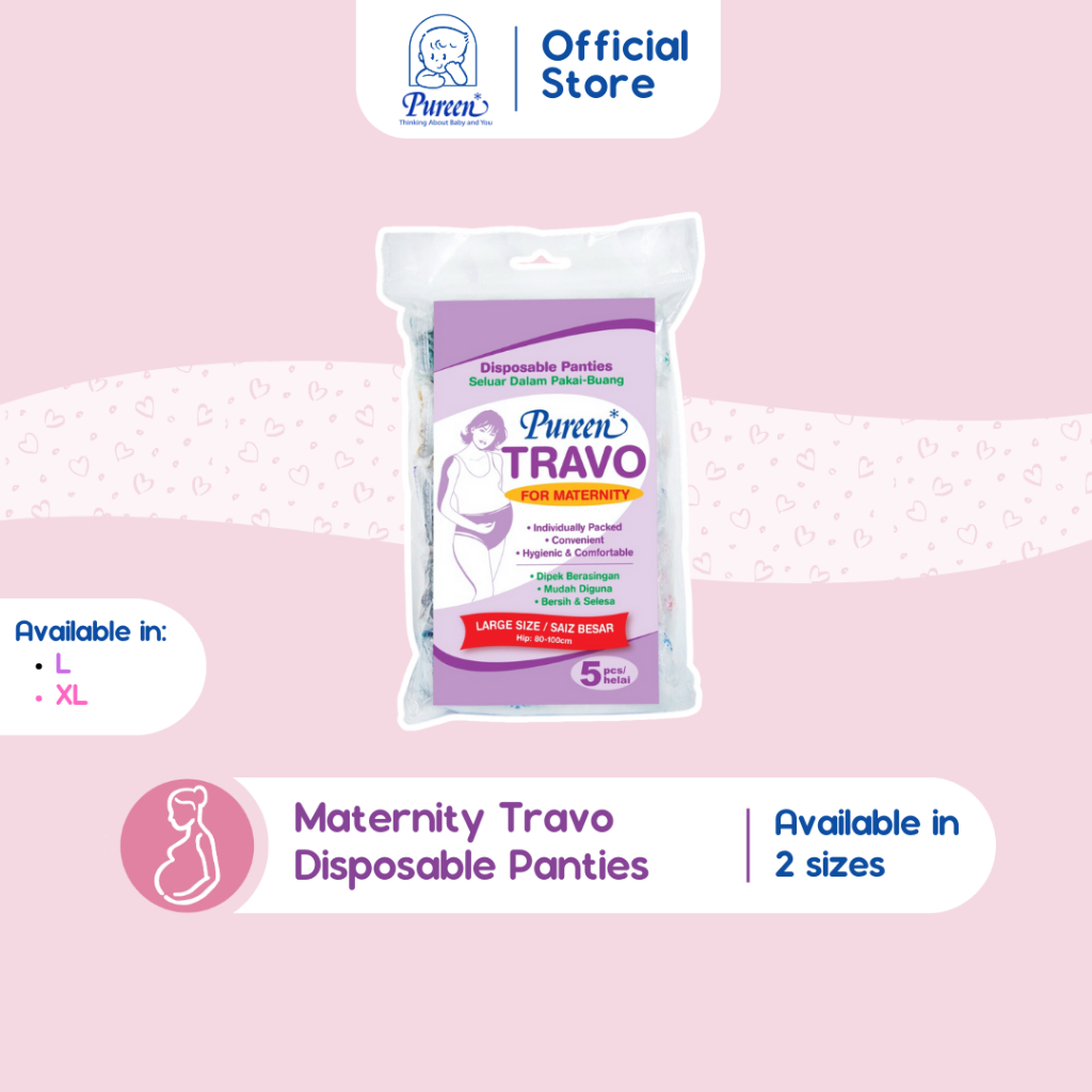 Pureen Travo Disposable Panties Ladies Maternity/Maternity XL/Men ...