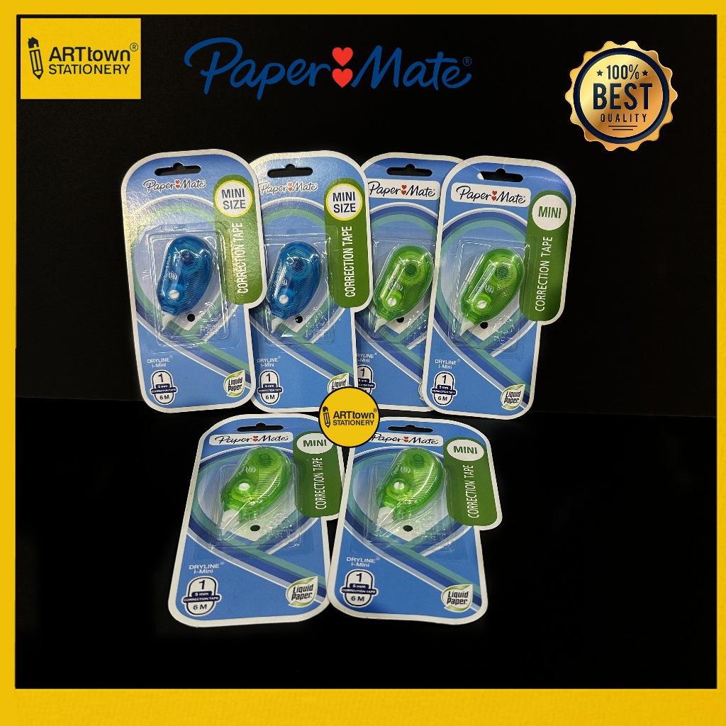 Paper mate Correction Tape Mini 5mmx6M (Ready Stock) | Shopee Malaysia