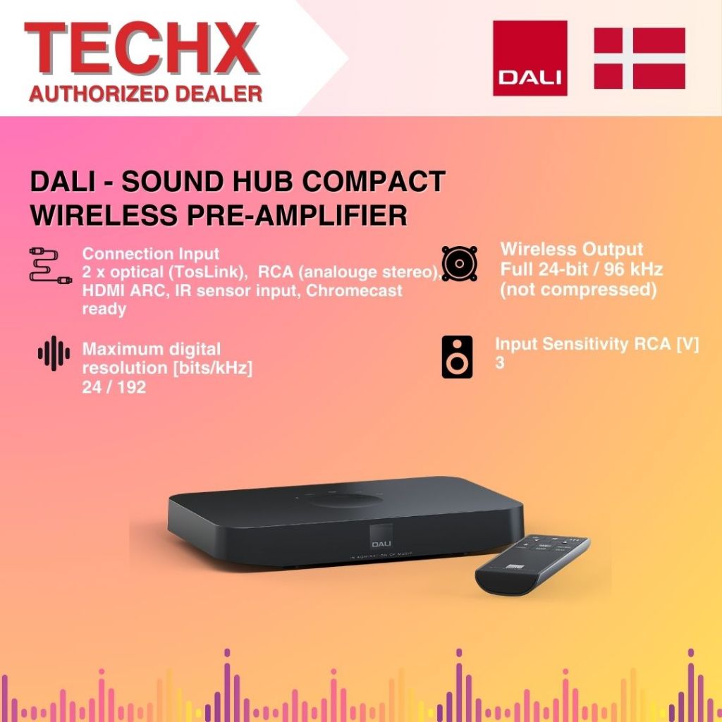 Dali - Sound Hub Compact Wireless Pre-Amplifier | Shopee Malaysia