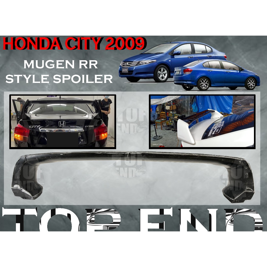 HONDA CITY GM4 2009-2011 MG-RR STYLE REAR SPOILER TRUNK SPOILER ...