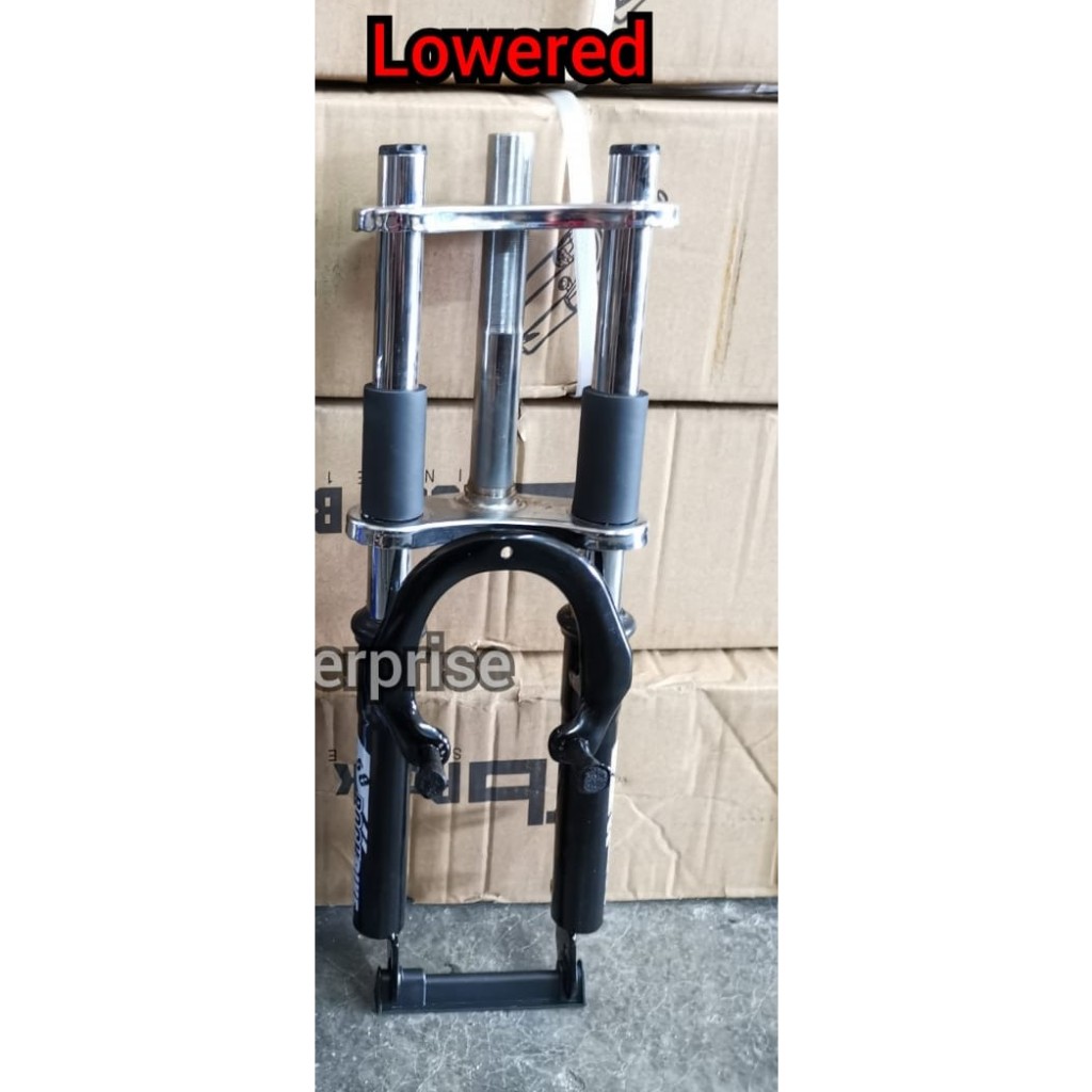 (FREE Headset) 20" Lowered Fork Downhill Suspension Fork Double Fork ...
