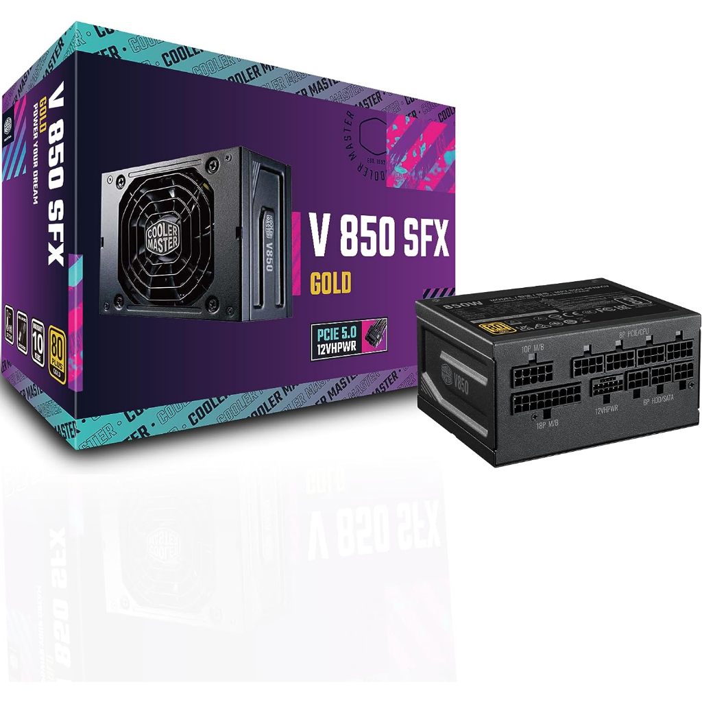 # Cooler Master V Series 80+ Gold ATX3.0 (PCIe5.0) Fully Modular SFX ...