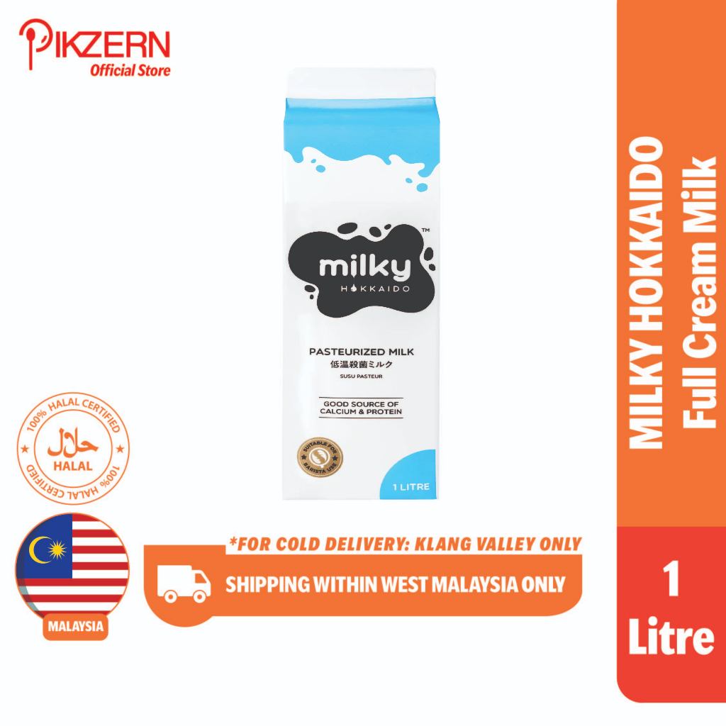 PIKZERN - MILKY HOKKAIDO FULL CREAM MILK (1 Litre) [KLANG VALLEY ...