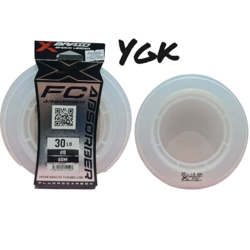 YGK XBRAID SHOCK LEADER FC ABSORBER FLUOROCARBON | Shopee Malaysia