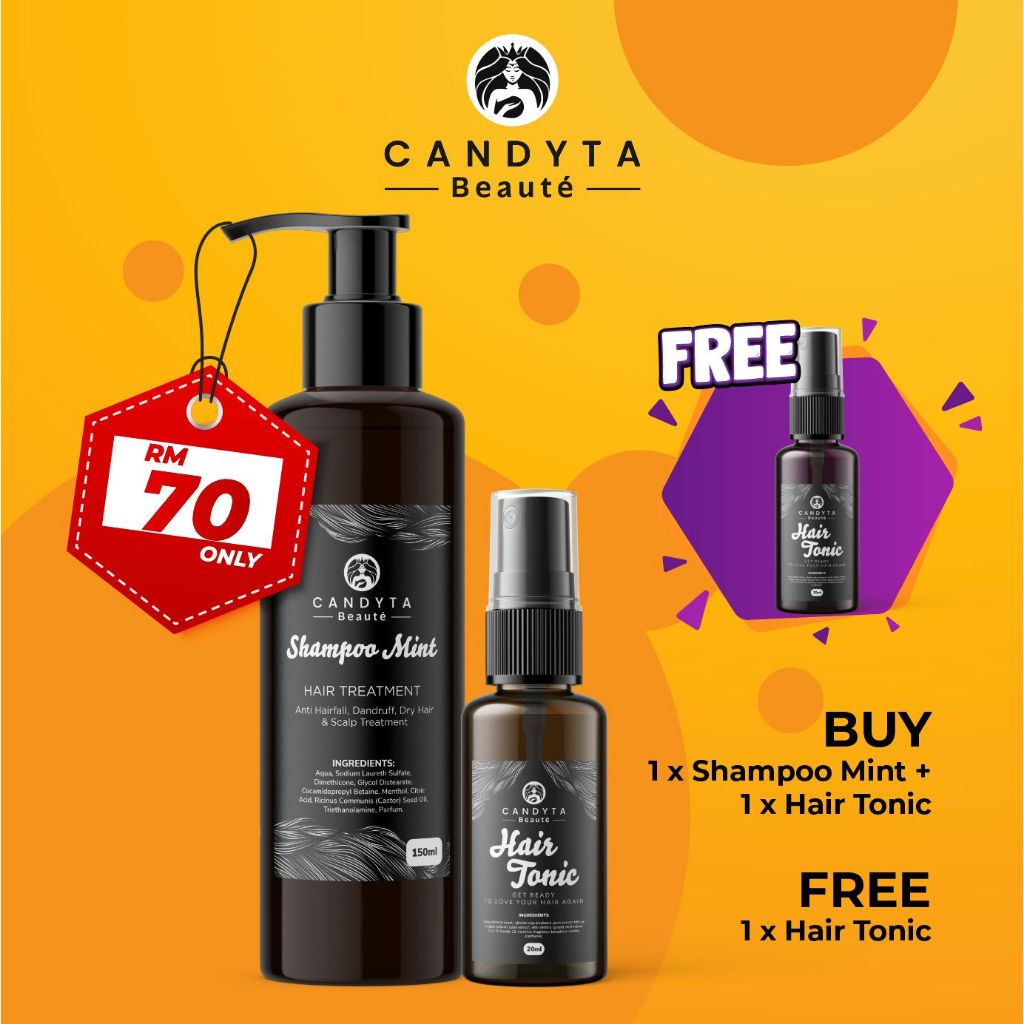 CANDYTA HQ [SPECIAL PROMO RAMBUT GUGUR BERKELEMUMUR] Ratu Eira Syazira Rambut Kering Rambut ...