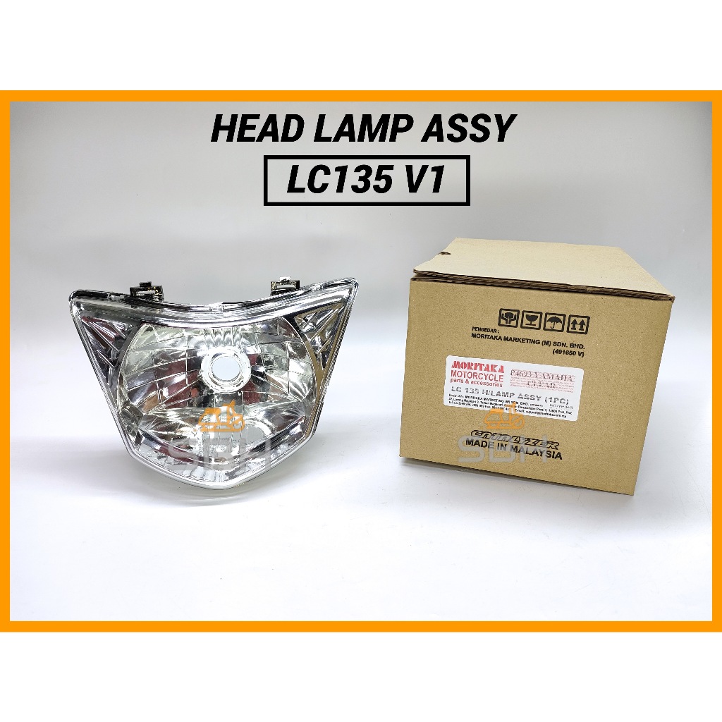YAMAHA LC135 V1 HEAD LAMP ASSY HEADLIGHT LAMPU DEPAN | Shopee Malaysia