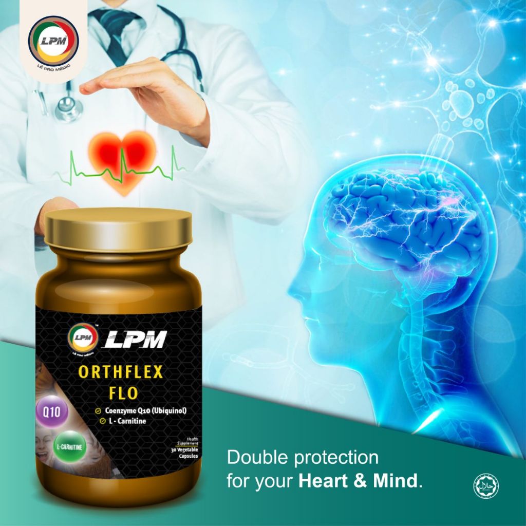 LPM ORTHFLEX FLO Supplement with Coenzyme Q10 CoQ10 and L Carnitine for ...