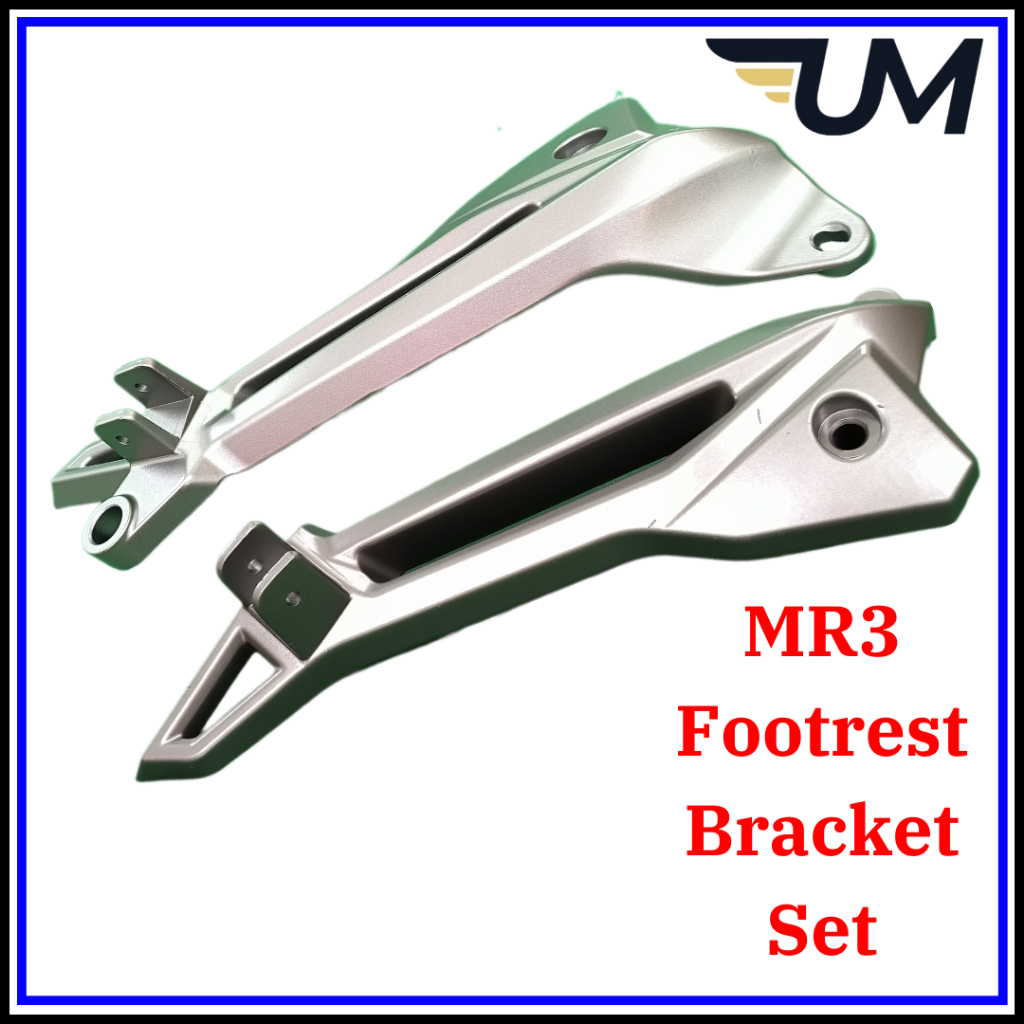 MODENAS MR3 REAR FOOTREST BRACKET SET BAR LEFT RIGHT FOOT REST BESI ...