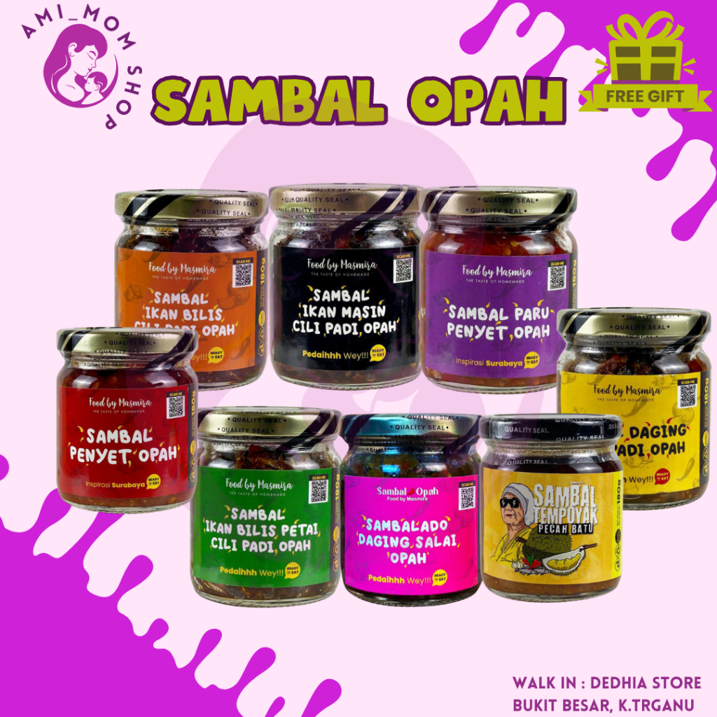 Sambal Opah | Sambal Penyet Opah | Sambal Daging Salai | Sambal ...