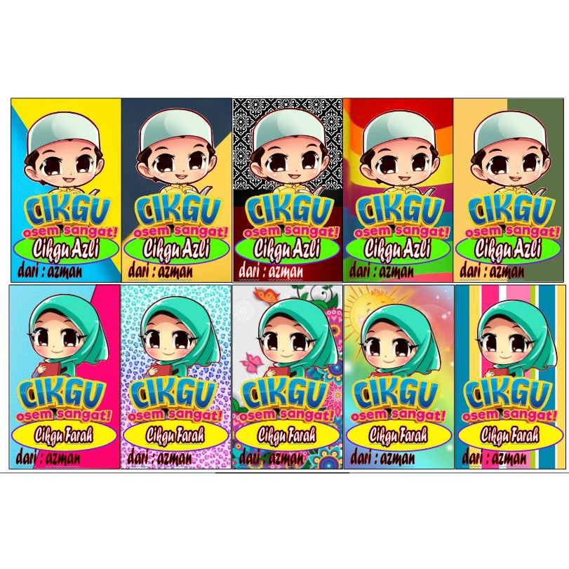 Cenderahati Keychain Hari Guru cikgu ohsem Gift Resin Cute Murah Comel ...