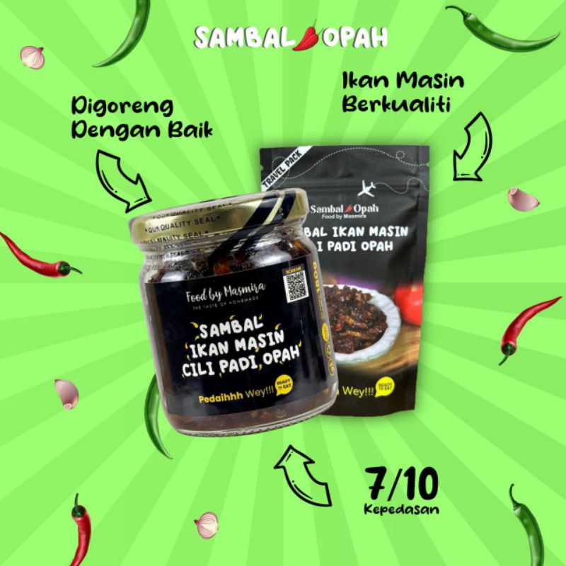 Sambal Travel Pack | Sambal Opah by Masmira | Travel Pack sambal ala ...