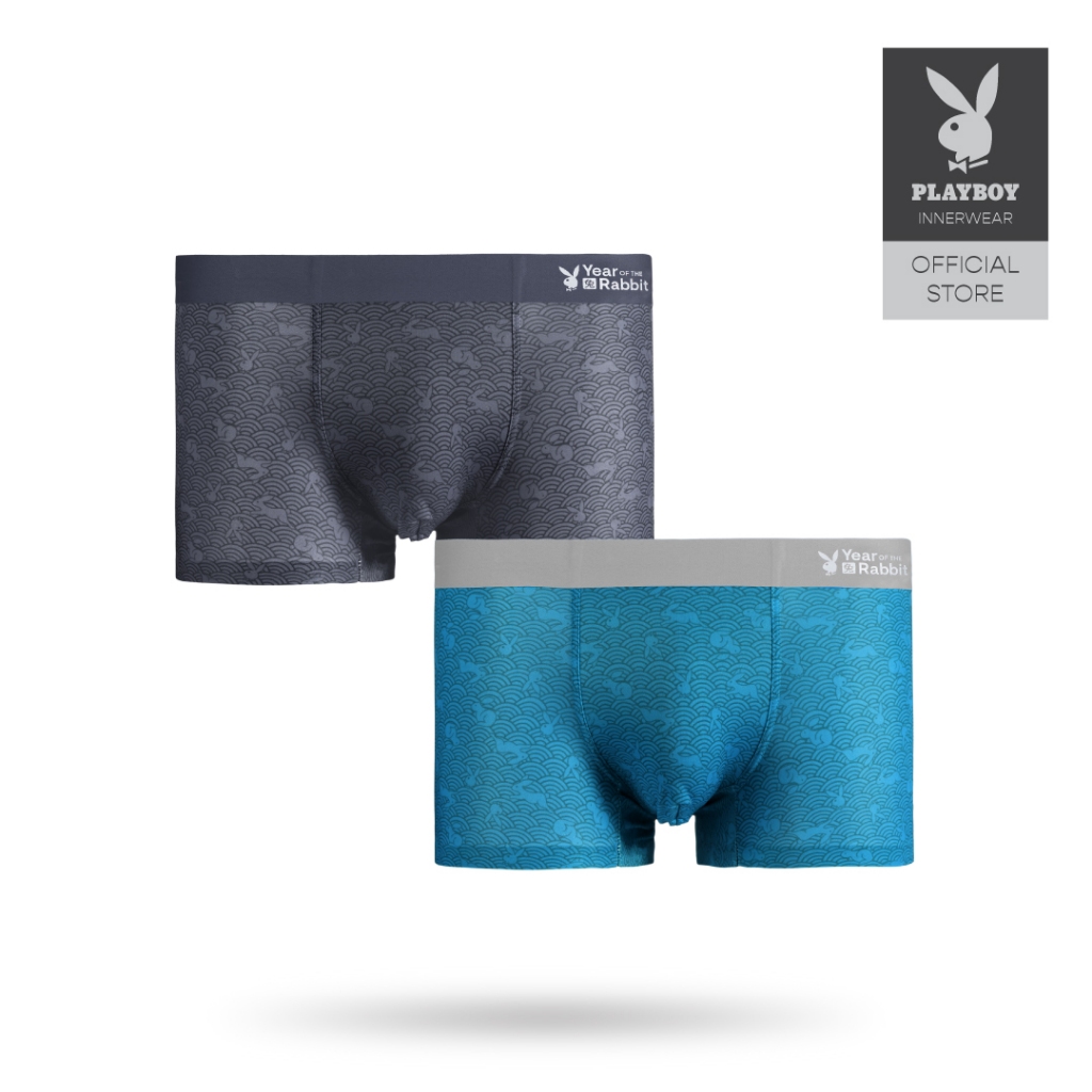 (S-2XL) Playboy Men Underwear Superfine Microfiber Trunk - Assorted ...