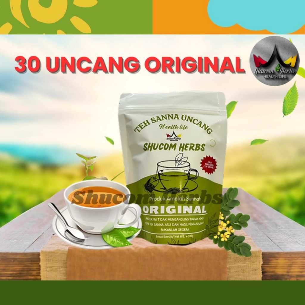 [ Readystok Syukrialshop ] 30 uncang tea Daun Sanna tanpa campuran Teh ...