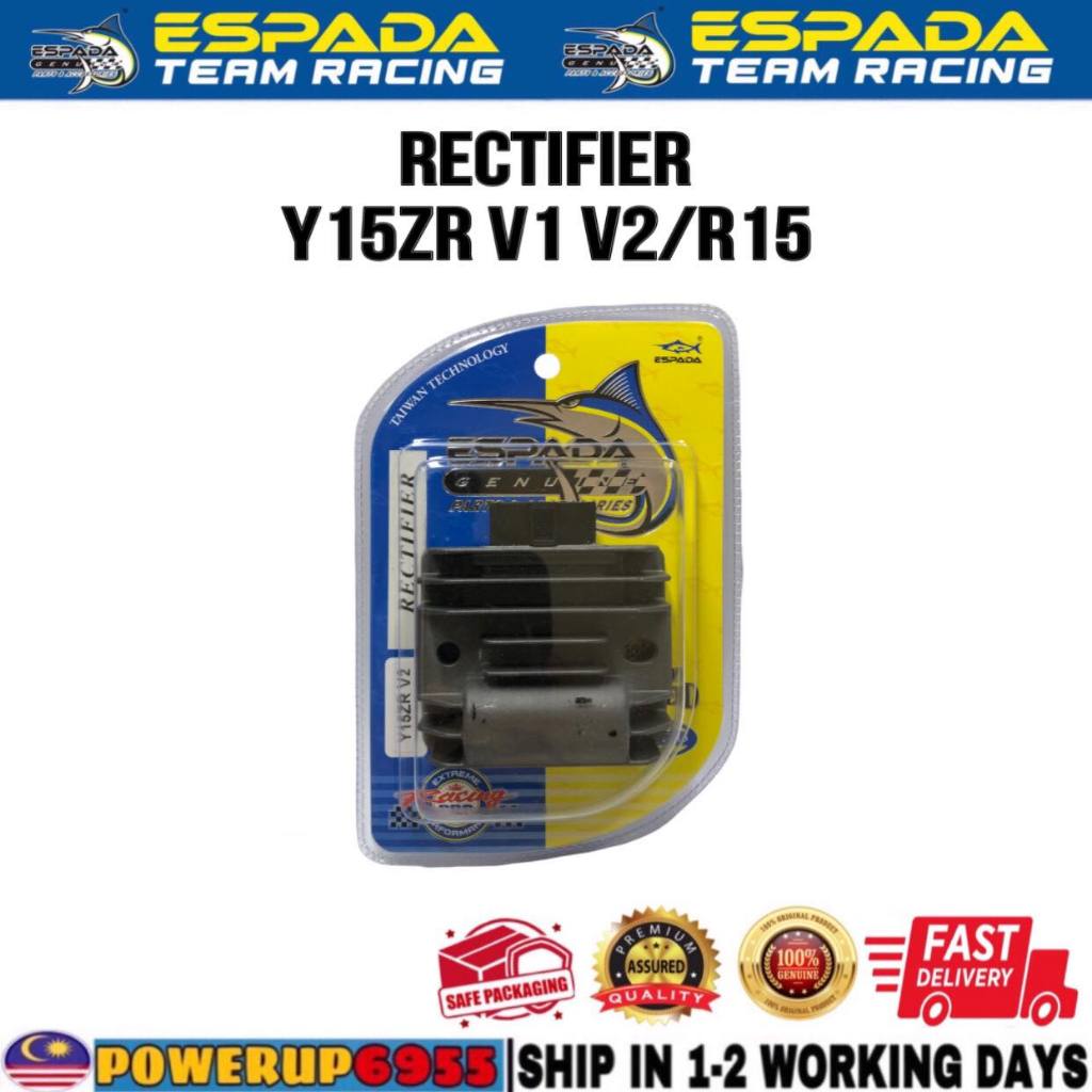 Y15ZR Y15 V1 V2 R15 ORIGINAL ESPADA RECTIFIER REGULTOR KATAB | Shopee ...