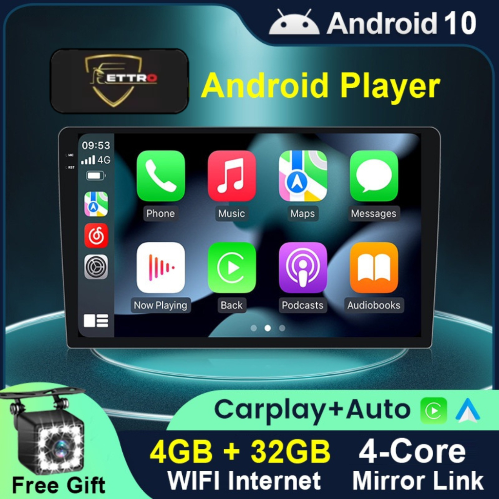 Car Android Player Style [𝟒𝐆𝐁 𝐑𝐀𝐌+𝟑𝟐𝐆𝐁 𝐑𝐎𝐌] 7"9"10 inch Quad Core Car ...