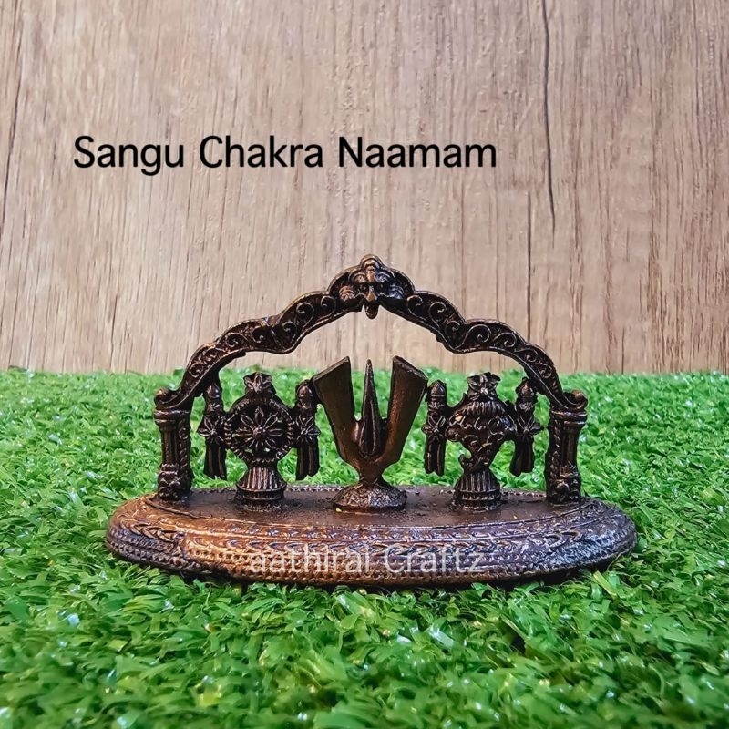 Sangu Chakram NaamamCopper Antique Finish Sculpture | Shopee Malaysia