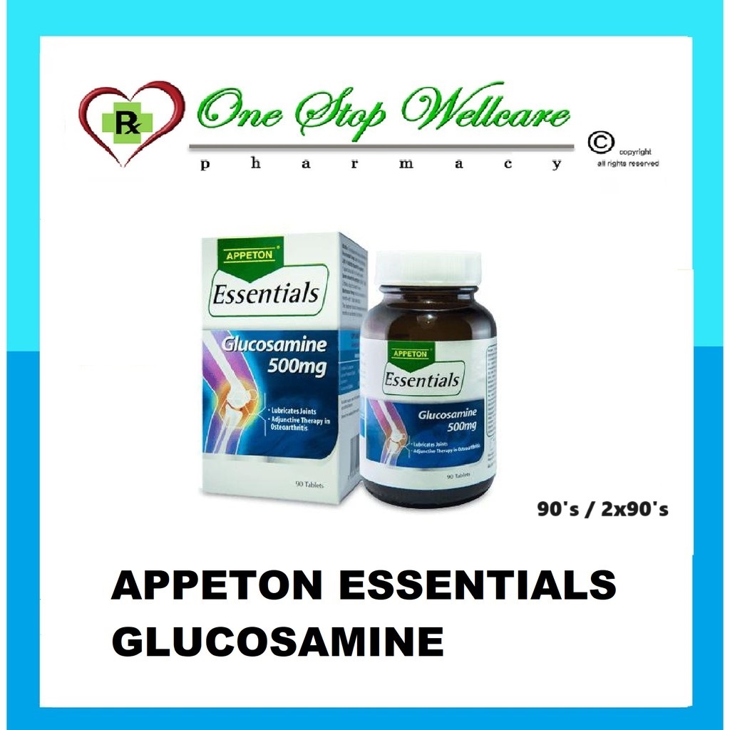 APPETON ESSENTIALS GLUCOSAMINE 500MG 90'S / 2X90'S (EXP: 02/2026 ...