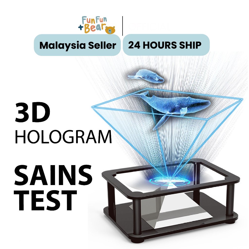 DIY 3D Holographic Projector Hologram Handmade Galaxy Science Experiment Kid Education for ...
