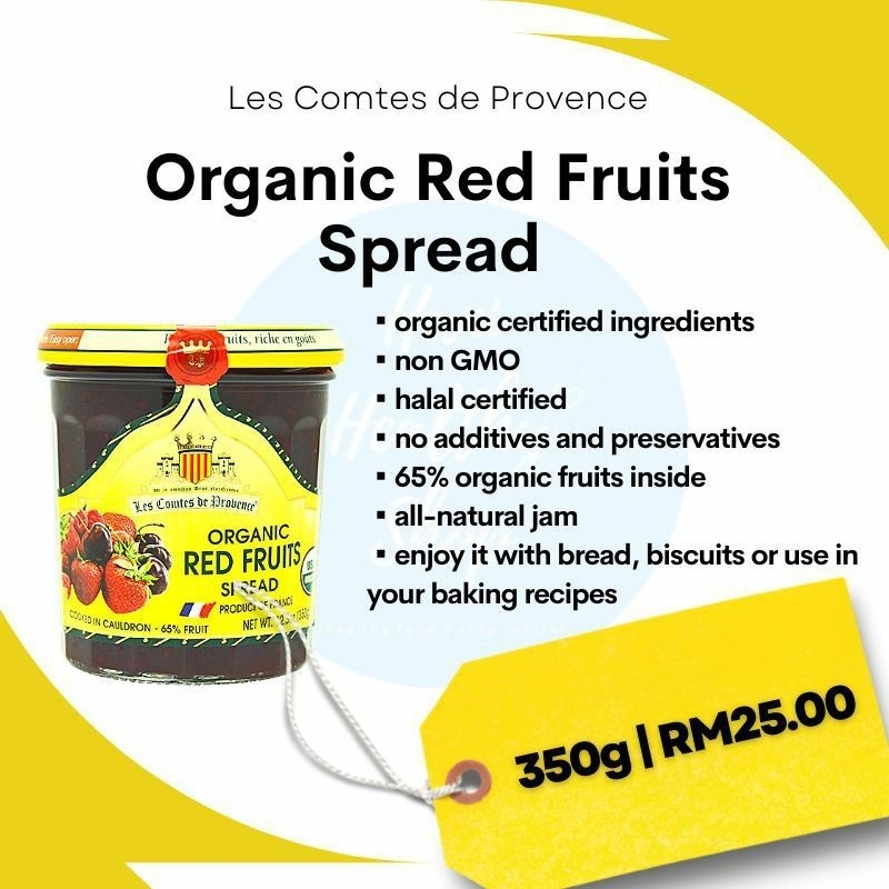 Eid Organic : ORGANIC FRUIT JAM SPREAD by Le Comtes de Provence ...
