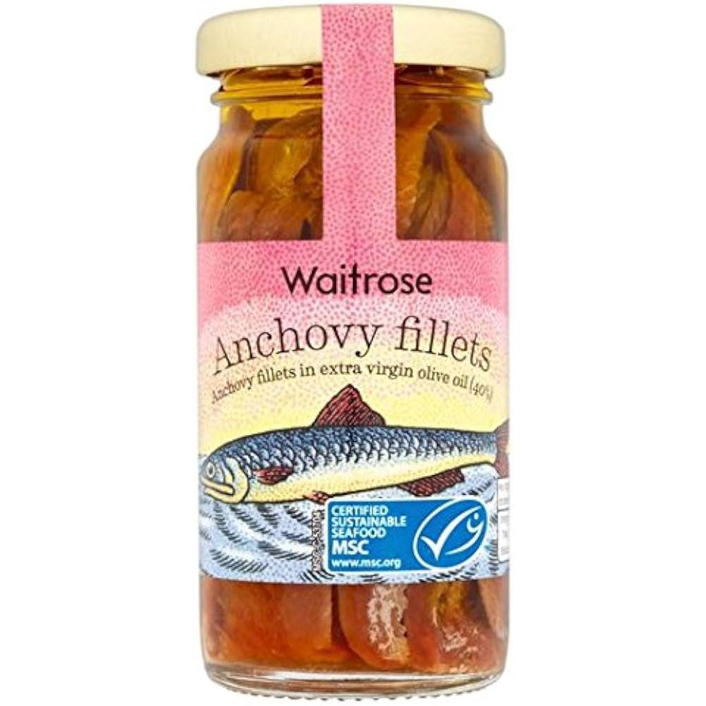 Waitrose Anchovy Fillets In Extra Virgin Olive Oil 100g | Shopee Malaysia