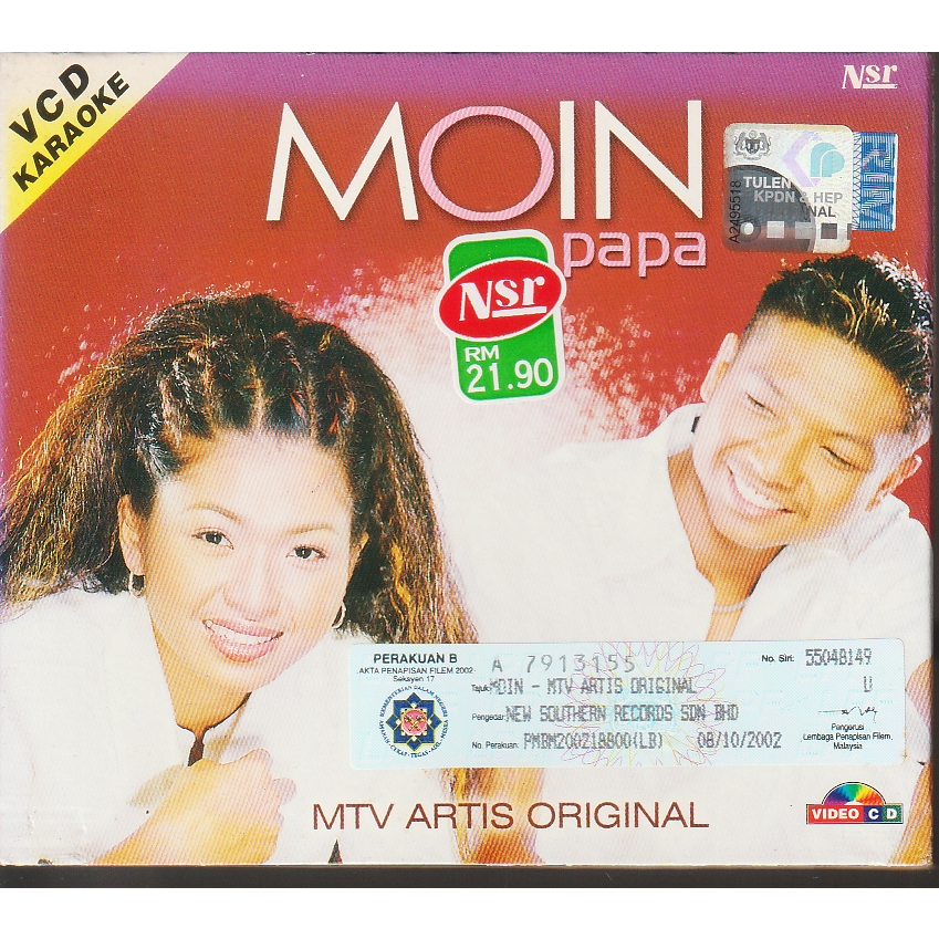 VCD MOIN : PAPA : MTV KARAOKE ( ORIGINAL LELONG VCD ) | Shopee Malaysia