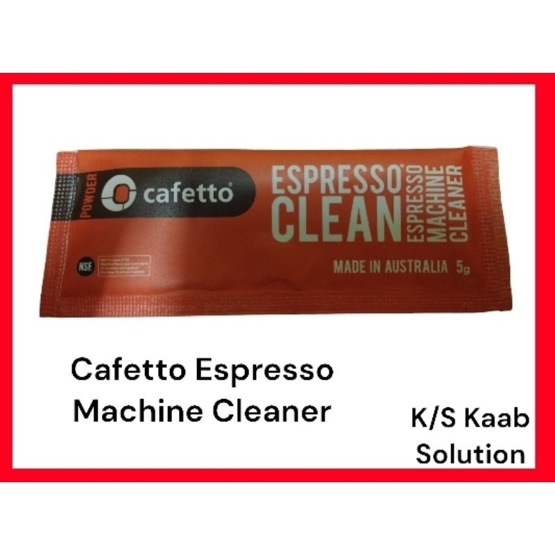 Cafetto Original Espresso Machine Cleaner 5g | Shopee Malaysia