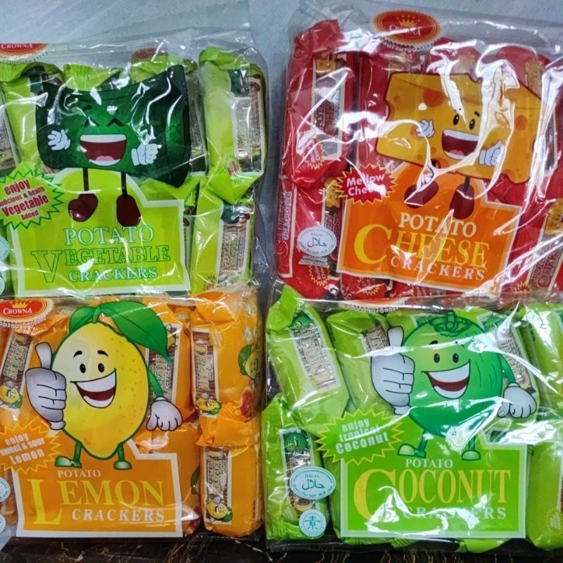 CROWNA CISSY CRACKERS Extra potato 10x32g | Shopee Malaysia