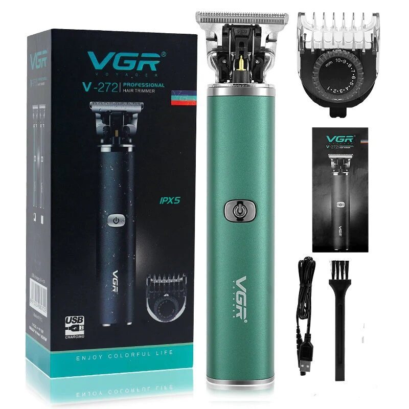 💯 VGR V-272 Zero Adjustable Professional Rechargeable Hair trimmer Metal | Shopee Malaysia