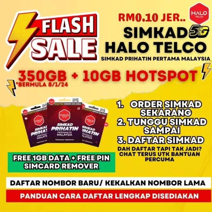 Halo Telco Tune Talk Simkad | Shopee Malaysia