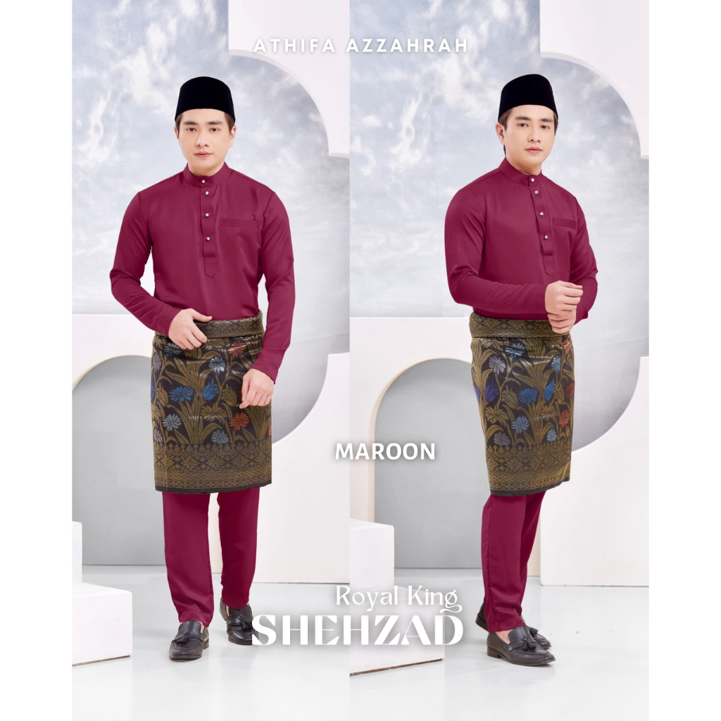 Baju Melayu SHEHZAD by ATHIFA AZZAHRAH Cekak Musang | Set Sedondon ...