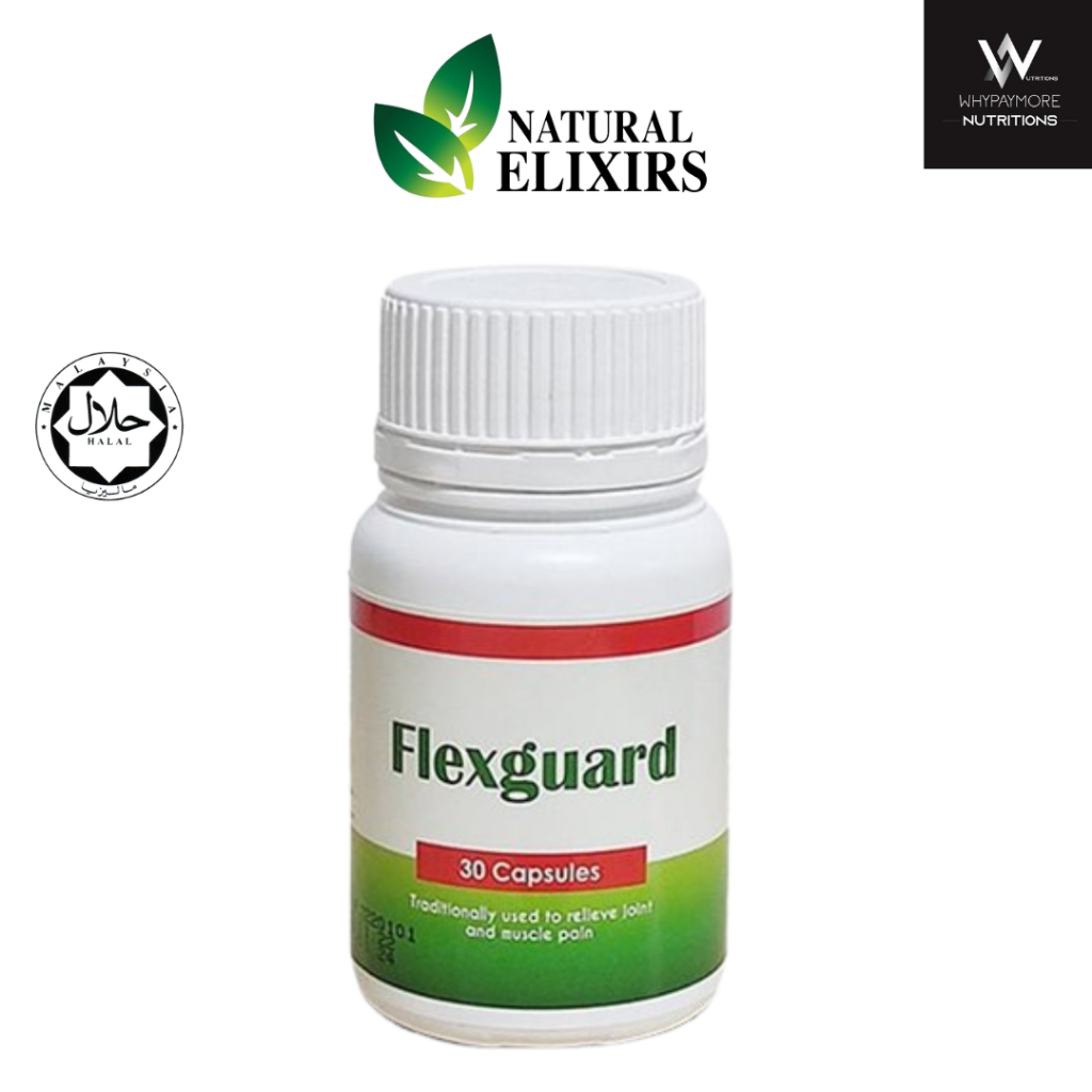 Natural Elixirs Flexguard 350mg (30 Capsules) - Biotropics,Muscle Pain ...