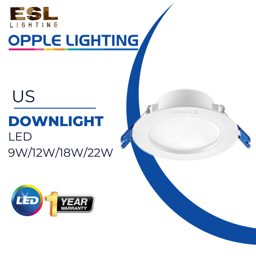 OPPLE LED DOWNLIGHT US 9W/12W/18W/22W | Shopee Malaysia