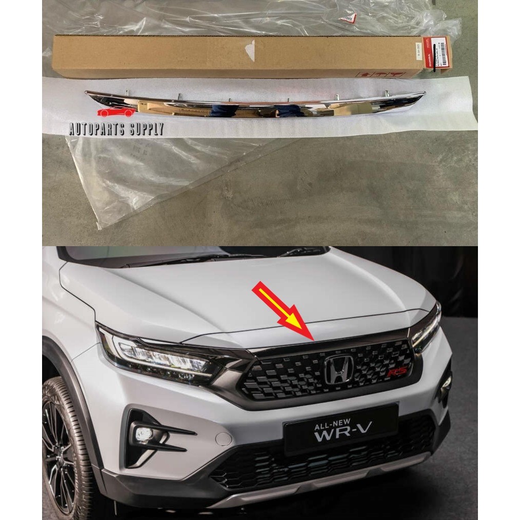ORIGINAL HONDA WR-V WRV 2023 - 2024 FRONT GRILLE TOP MOULDING GARNISH ...