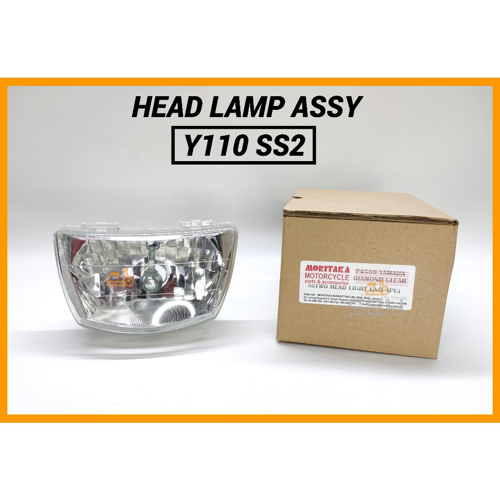 YAMAHA Y110 SS2 Y110SS TWO Y110SSII HEAD LAMP ASSY HEADLIGHT LAMPU ...