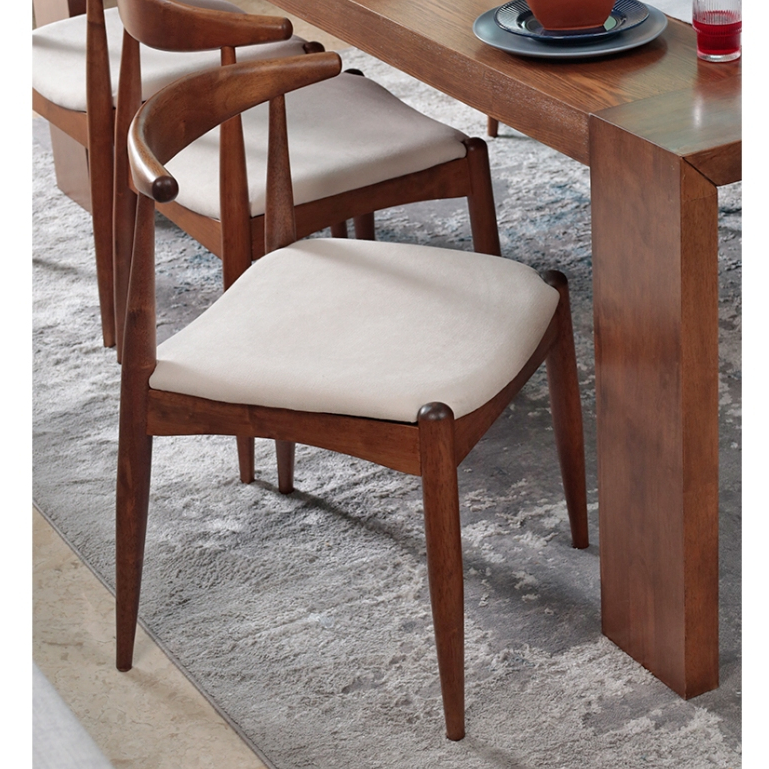 Kerusi Makan Moden Kayu LEONA Modern Dining Room Nordic Wooden Side ...