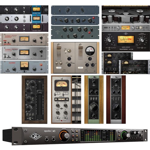 Universal Audio Apollo x8 Heritage Edition Rackmount 18x24 Thunderbolt ...