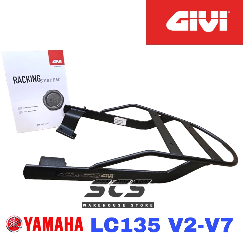 Givi Monorack Yamaha LC135 V2 - V7 Advance Monorack 100% Original GIVI ...