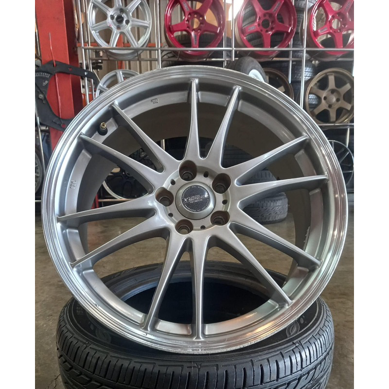 Used 17 Inch X Cross Speed Premium Rim (Silver Chrome & Grey) | Shopee ...