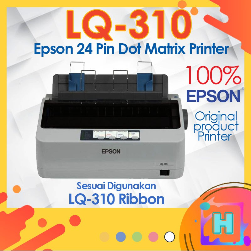🔥 Epson LQ-310 24 Pin Dot Matrix Printer🔥Print up 3 Ply Computer From ...