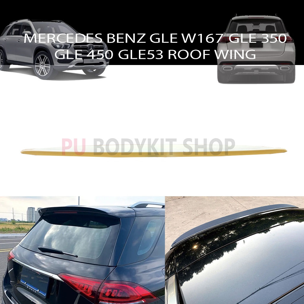 MERCEDES BENZ 2022 GLE W167 GLE 350 GLE 450 GLE53 ROOF WING SPOILER ABS ...