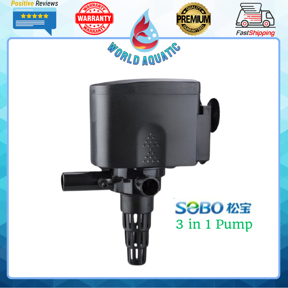 SOBO WP-880 WP-1880 WP-2880 WP-3880 WP-4880 FISH TANK AQUARIUM Submersible Water Pump Aquarium ...