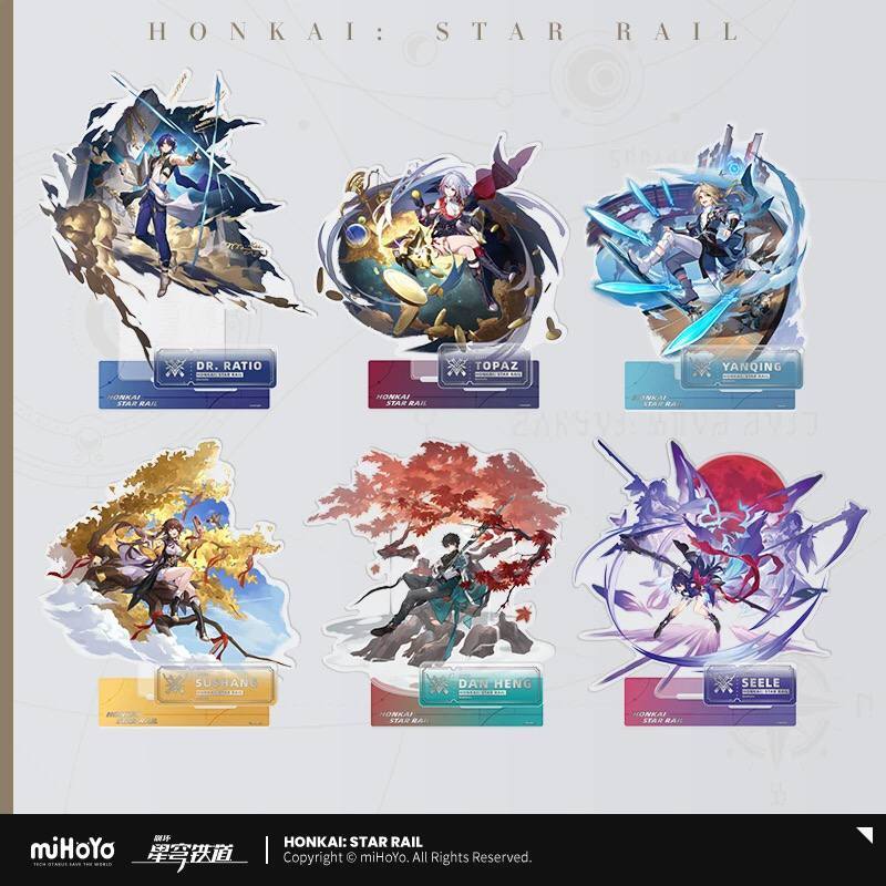 Ready Stock Dr.Ratio Official Honkai Star Rail Character Acrylic ...