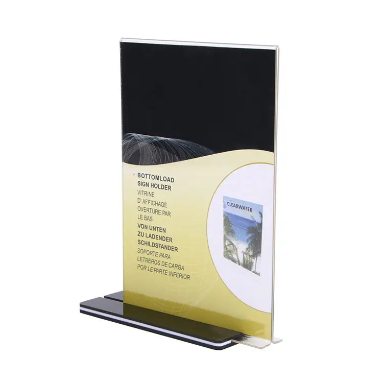 Acrylic Menu Stand Display Table Menu T-shape A6 | Shopee Malaysia