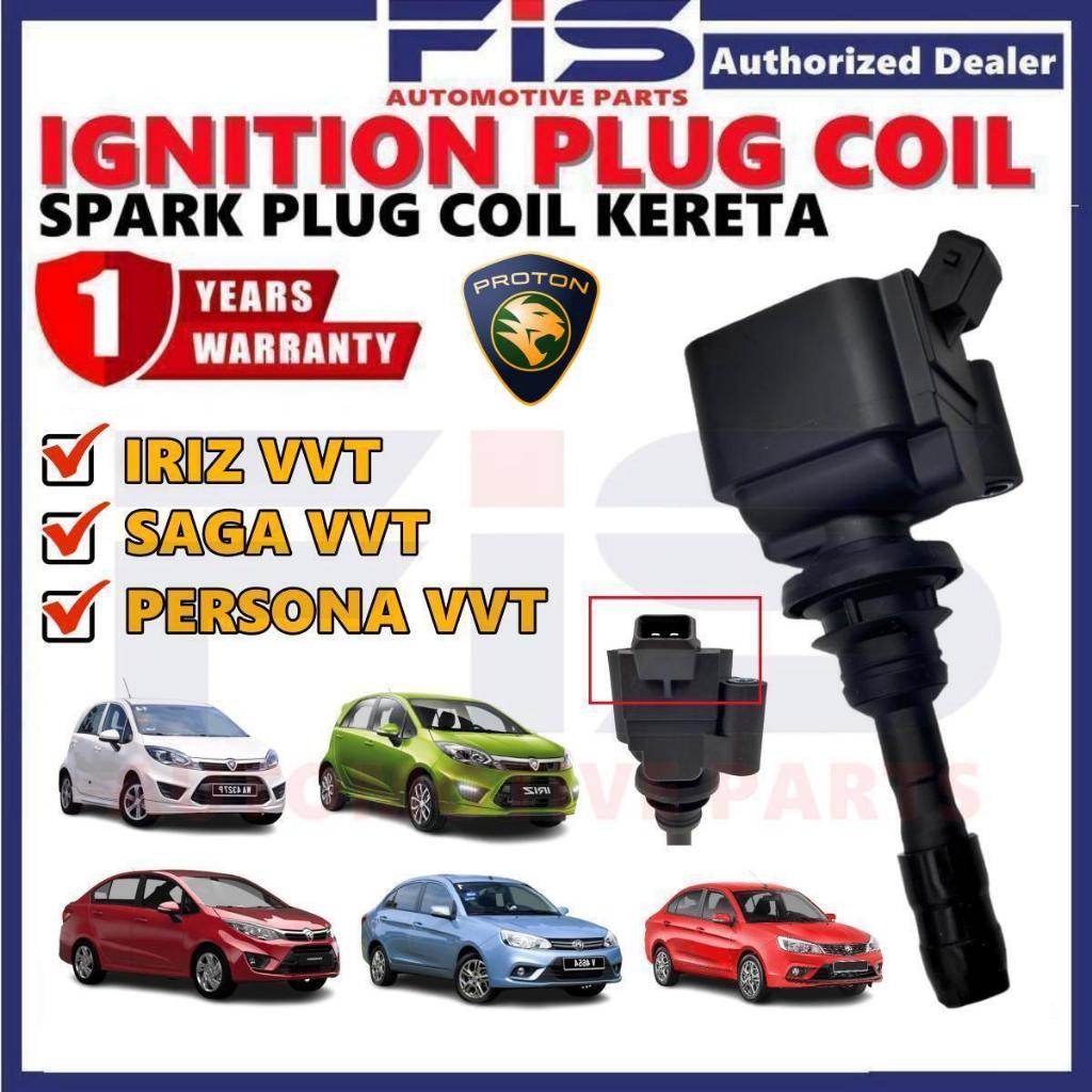 FIS Car Ignition Coil Plug Proton Iriz New Persona VVT Saga Spark Koil ...