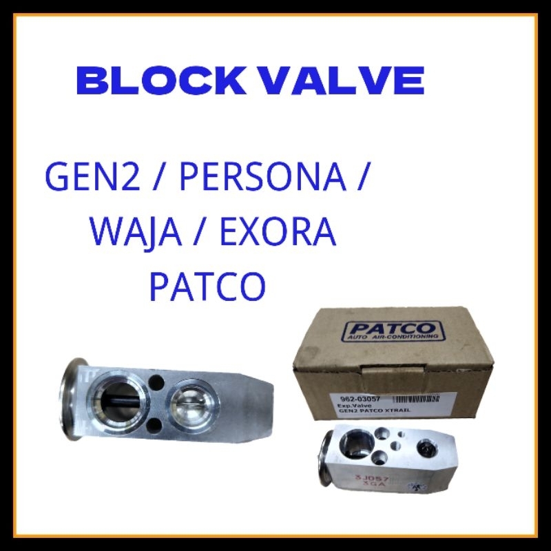 WAJA PATCO BLOCK VALVE ORIGINAL PATCO 3J507-65140 | Shopee Malaysia